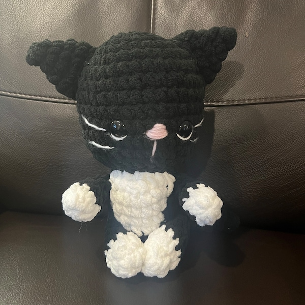 PATTERN: Cinder the Tiny Cat - Crochet Cat Pattern - Amigurumi Kitty ...