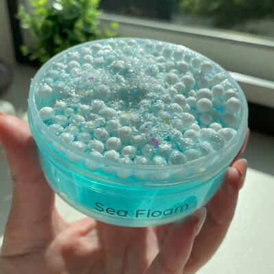 Magic Potion: Purple Clear Slime Coated Clear Slime Icee Jelly Slime ...