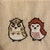 Anime Characters Embroidery Ita Pencil Case Animal Owls Fox Tree Cat ...