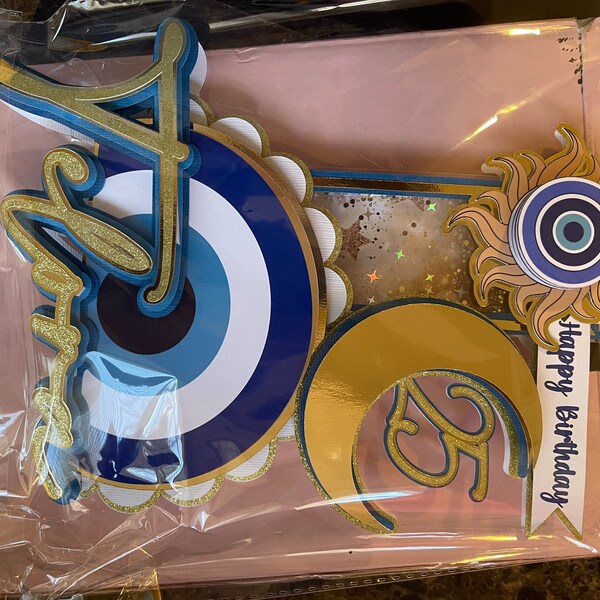 Evil Eye Cake Topper, Mal De Ojo Cake Topper - Etsy