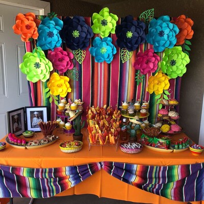 Fiesta Flowers: 10-14 Pc Set - Etsy