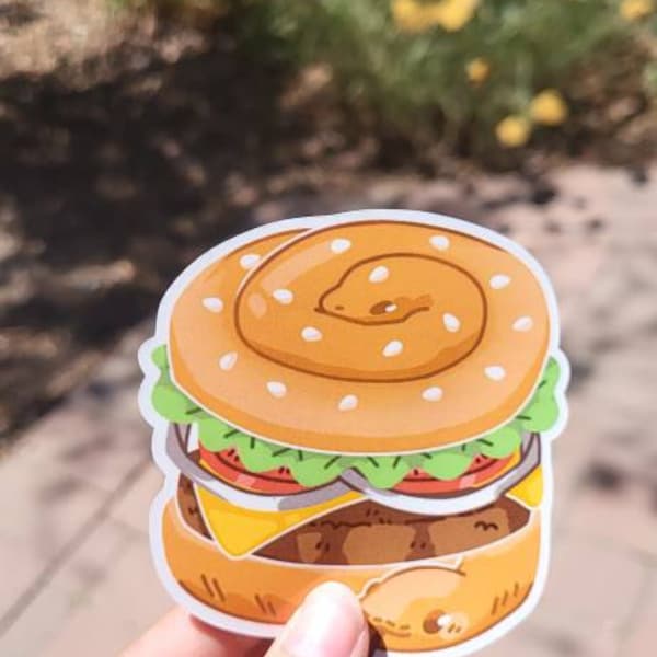 Snake Snack Fast Food Waterproof Sticker Set! - Etsy