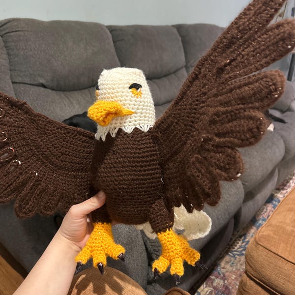Little Eagle Crochet Amigurumi Pattern DIGITAL PDF in English Download ...