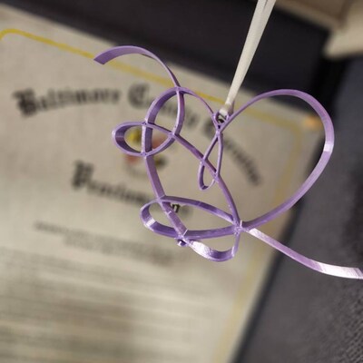 BTS Logo Spinning Keychain 3d Print - Etsy