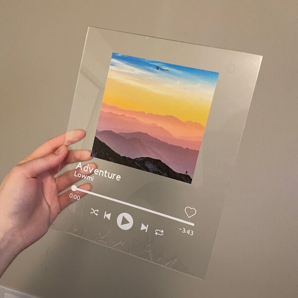 Song Frame, Music Frame, Personalized Frame, Music Plaque, Decal on ...