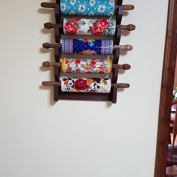 6 Pin Rolling Pin Rack for Your Collection Holds Pioneer Woman Pins ...