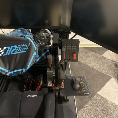 Button Box Sim Racing Desk Clamp Start/stop Button Safety Switch ...