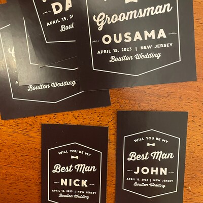 Groomsmen Beer Labels Groomsmen Proposal Personalized Groomsmen Gift ...