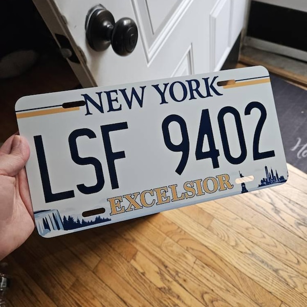 Custom New York License Plate: Personalized Car, Motorcycle, Bicycle ...