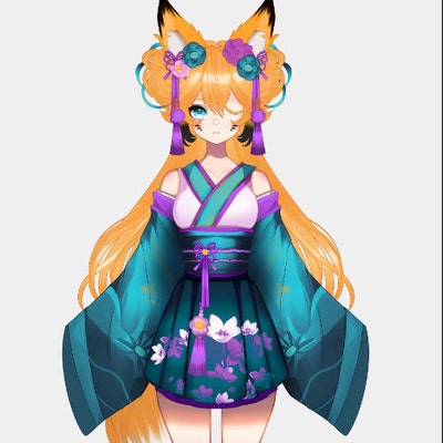 Live2d Vtuber Model for Commercial Use Oni the Succubus ready to Use - Etsy