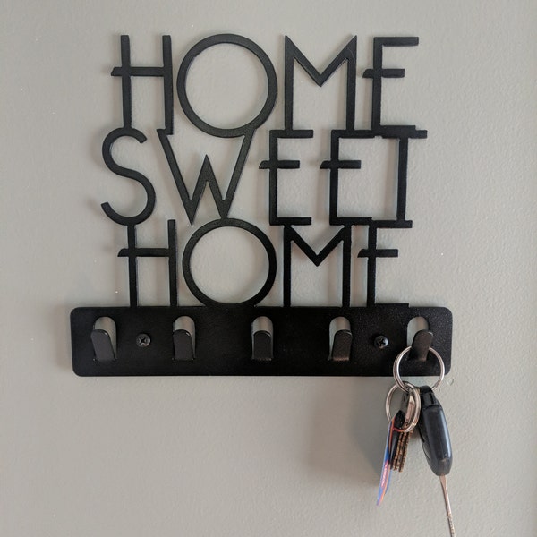 Home Sweet Home Decorative Key Holder / Wall Hook / Key Rack - Etsy