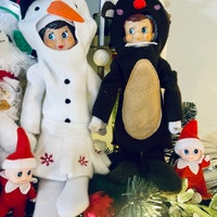 Reindeer Elf, Santa Elf, Gingerbread Elf, Snowman, Christmas Tree ...