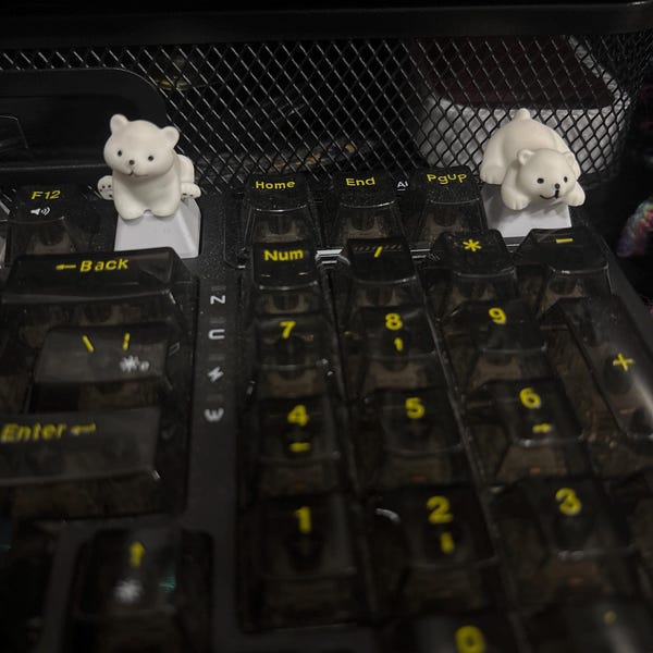 Kawaii Choose Your Dog Keycaps, Pomeranian Keycaps, Maltese Keycap ...