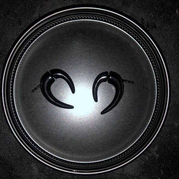 Thorns Ear Cuff, Gothic Ear Cuff, Stainless Steel Cuff, Gothic Jewelry ...