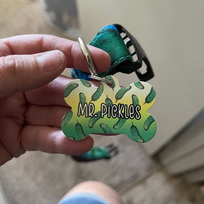 Shrimp Pet Tag, Food Dog Tag, Dachshund Accessories, Fish Cat Tag ...