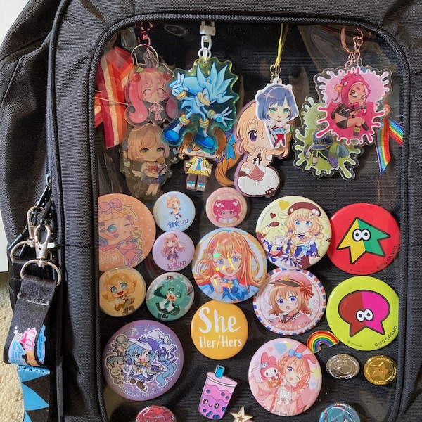 Ita Bag, Pin Display Bag, Ita Backpack, Pin Trading, Window Backpack ...