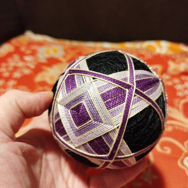 Olympus Temari Kit Japanese Embroidered Thread Ball 2pc : Cross and ...