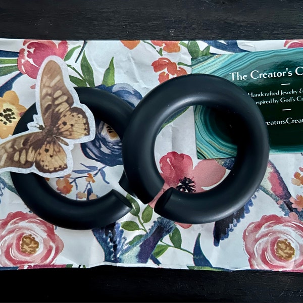 Large Hoop Plugs // Gauges // Customizable 2-2.5" Inch Hoops // Pick ...