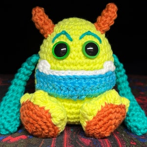 Wee Worry Monster Crochet Pattern PDF - Etsy