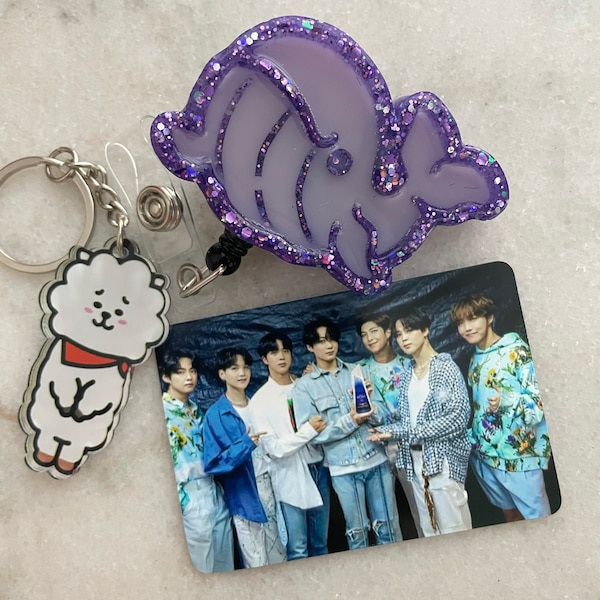 Surprise BTS Badge Reel - Etsy