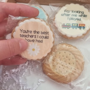 Teacher Gift Box of Biscuits Nursery, Preschool, Reception Class ...