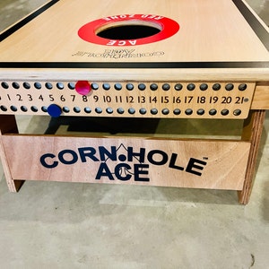 Corn Hole / Ping Pong Score Board Personalized With Your Name / SIZE 18 ...