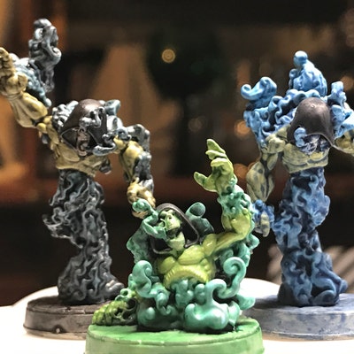 Wraiths 3D Printed Resin Miniature Tabletop Role Playing Dungeons and ...