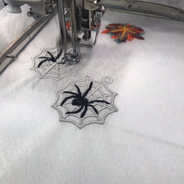 FSL Spider Web Charms Embroidery Designs. Free Standing Lace - Etsy