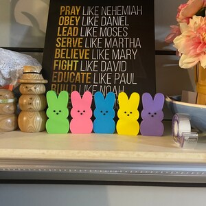 Set of Colorful Peeps - Etsy