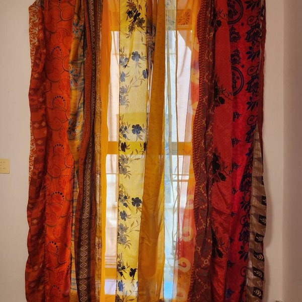 Sari Fabric Wedding Bunting | Indian Saree Garland | Colorful Boho ...