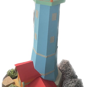 DIY Treehouse Model, 3D Papercraft PDF Pattern / Simple Origami Lowpoly ...