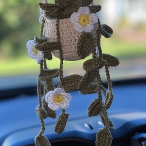 5in1 PDF File Car Hangers Crochet Pattern, Crochet Succulent Pot ...
