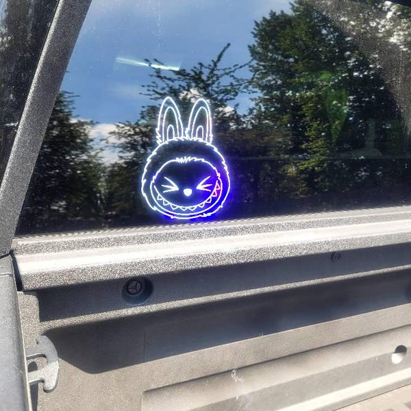 Fairytale Kitty, Car Decal, Rear View Mirror Sticker, Car Window ...