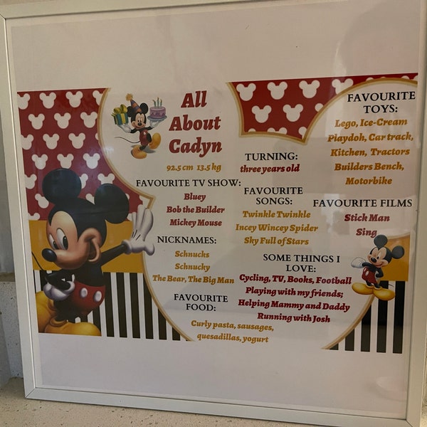 Wild One Themed Birthday Sign | Personalized All About Me Sign | Child ...