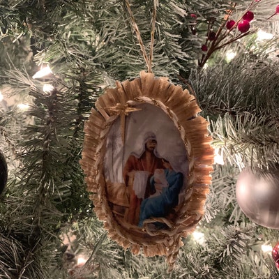 Nativity Handmade Ornament / Christmas Tree Ornament / - Etsy