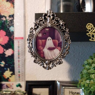 Tiny Baroque Framed Rustic Ghost Portrait 2x3 Inches - Etsy