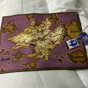 The Legend of Heroes: Trails of Cold Steel Map of Zemuria | Etsy