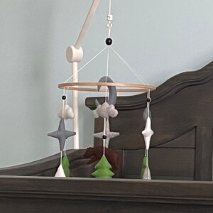 Felt Baby Mobile, Nature Mobile, Forest Mobile, Woodland Mobile, Forest ...