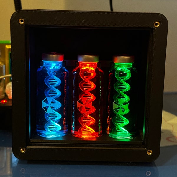 Xience Technologies Lighted 3 Vial Display Set - Etsy