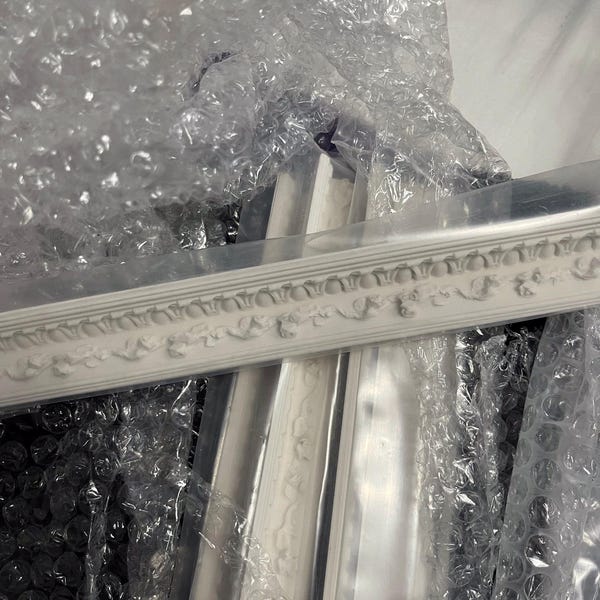 Dolls House Miniature 1/12 Ornate Egg & Dart Coving Crown Moulding ...