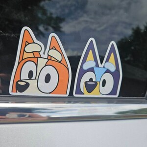 SALE Bluey Car Sticker BLUEY and BINGO Inspired Car Stickers, Dog ...