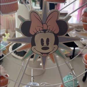 Printable Pastel Mickey Balloons, Disneyland Baby Shower Stand up Prop ...