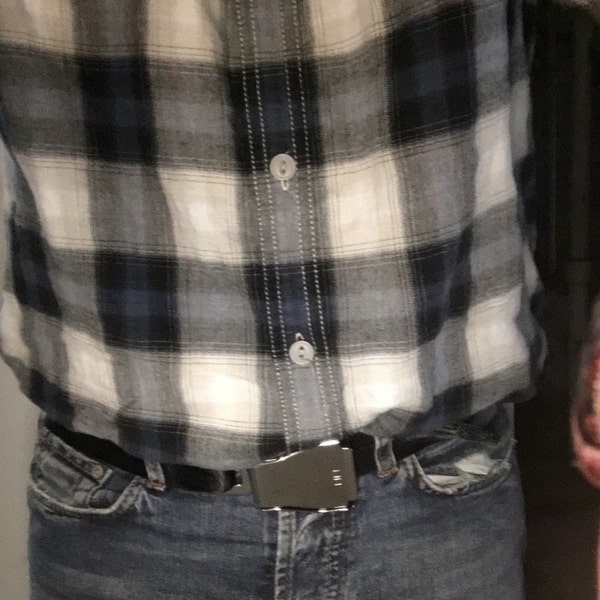 The Flybuckle™ Fashion Belt Made With Airplane Seat Belt Buckle and ...