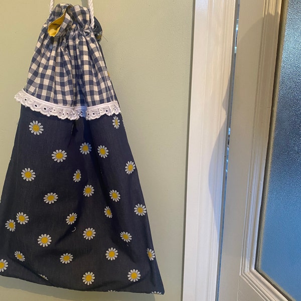 Classic Laundry Bag PDF Sewing Pattern; Large Drawstring Bag ...
