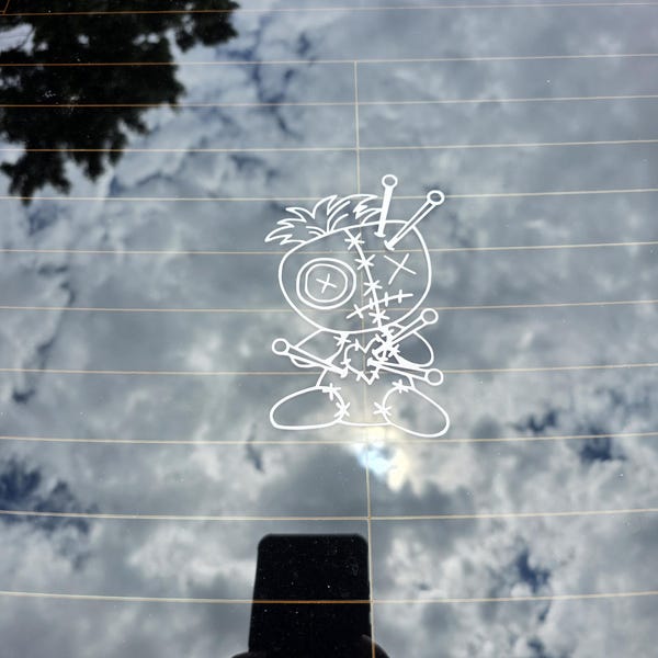 F U Girly Middle Finger Cute Vinyl Decal | Car Decal | Truck Decal ...