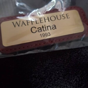 Leather & Brass Magnetic Name Tags. With 2 Lines of Text. - Etsy