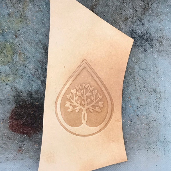 Delrin Leather Stamp: Tree of Life, Tree Stamp, Leather Stamps, Custom ...