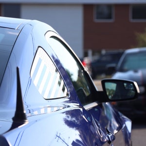 Mustang American Flag Rear Quarter Window Accent Decal (2010-2014)(both ...