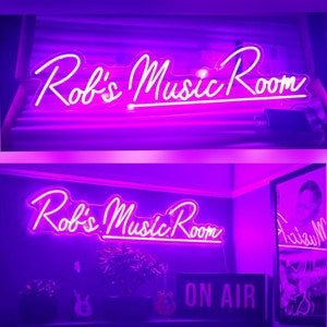 Custom Neon Sign, Mains Operated Neon, Wedding Neon Sign, Led Name Sign ...