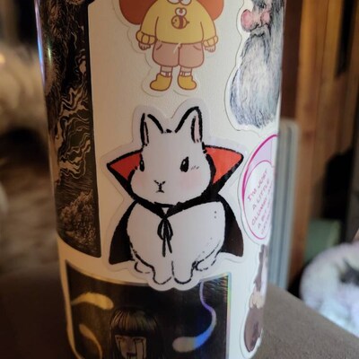 Lop Bunny Sploot Sticker, Waterproof Vinyl Sticker, Perfect for Water ...